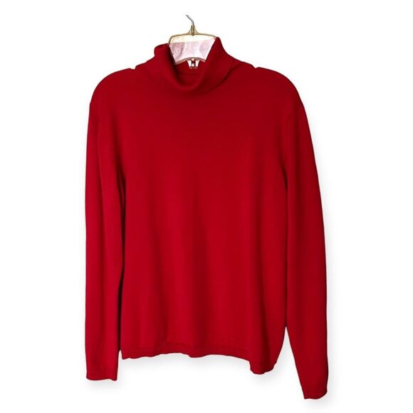 Pendleton | Sweaters | Pendleton 0 Merino Wool Red Turtleneck Long ...
